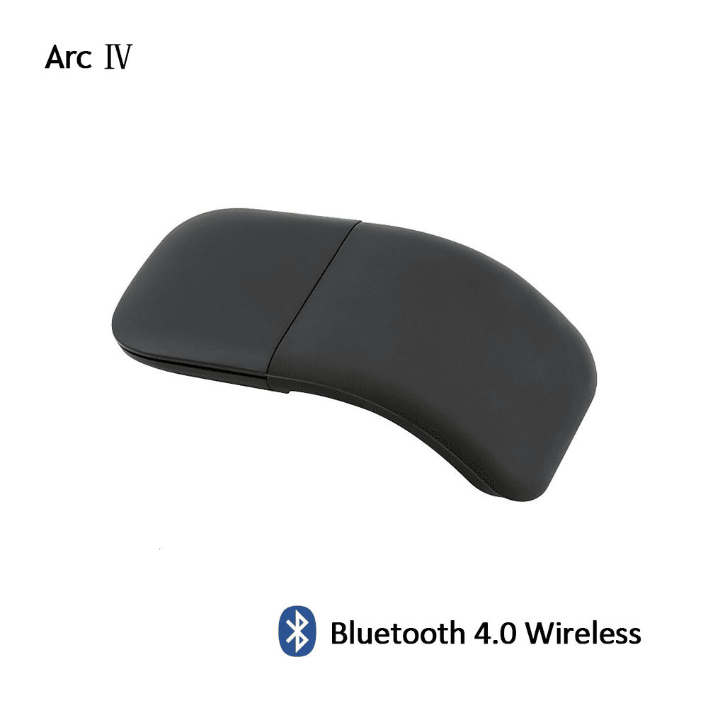 CHUYI Wireless Folding Mouse Portable Bluetooth Mause Arc Touch Roller ...