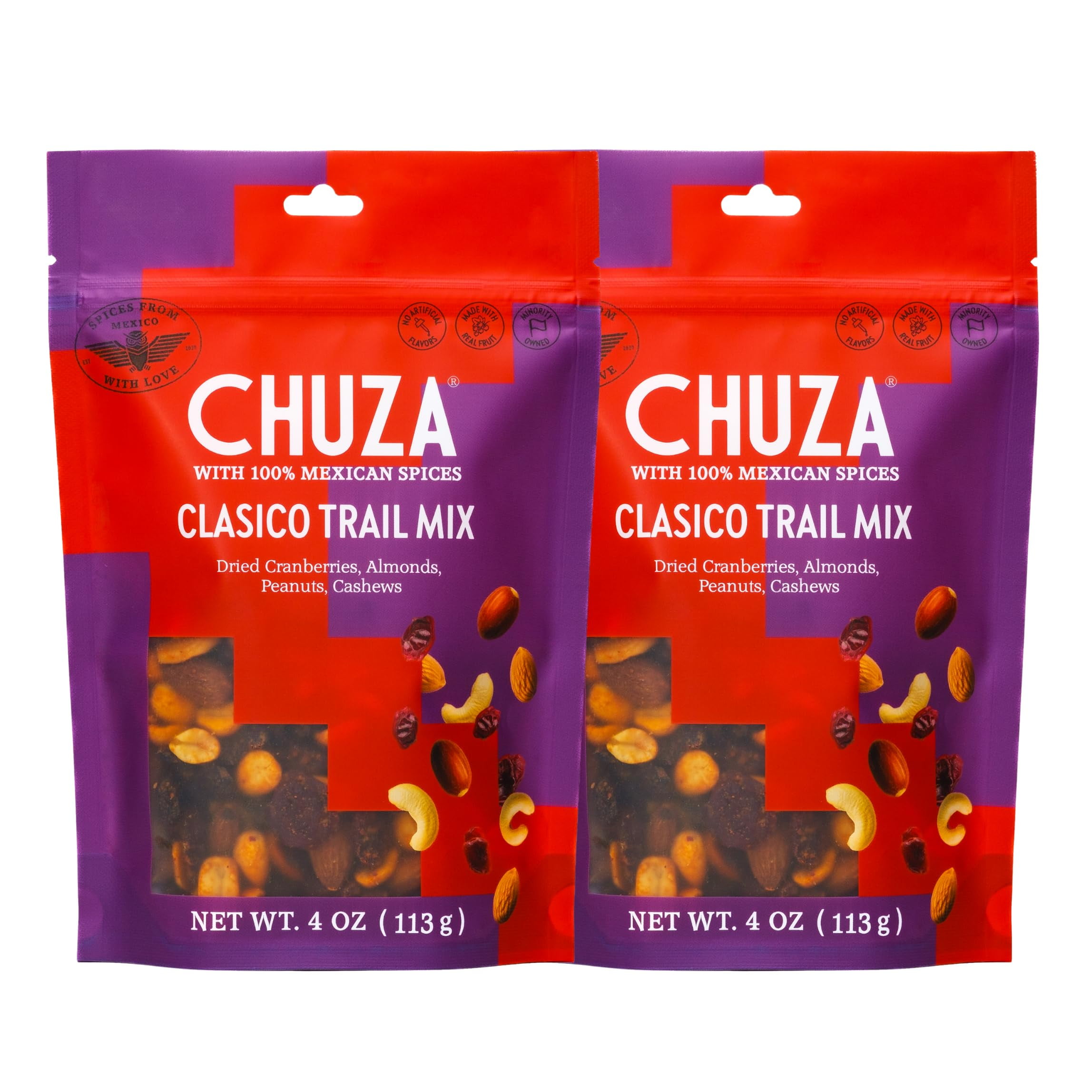 CHUZA Clasico Trail Mix DPF11 - Spicy Sweet Snack with 100% Mexican ...