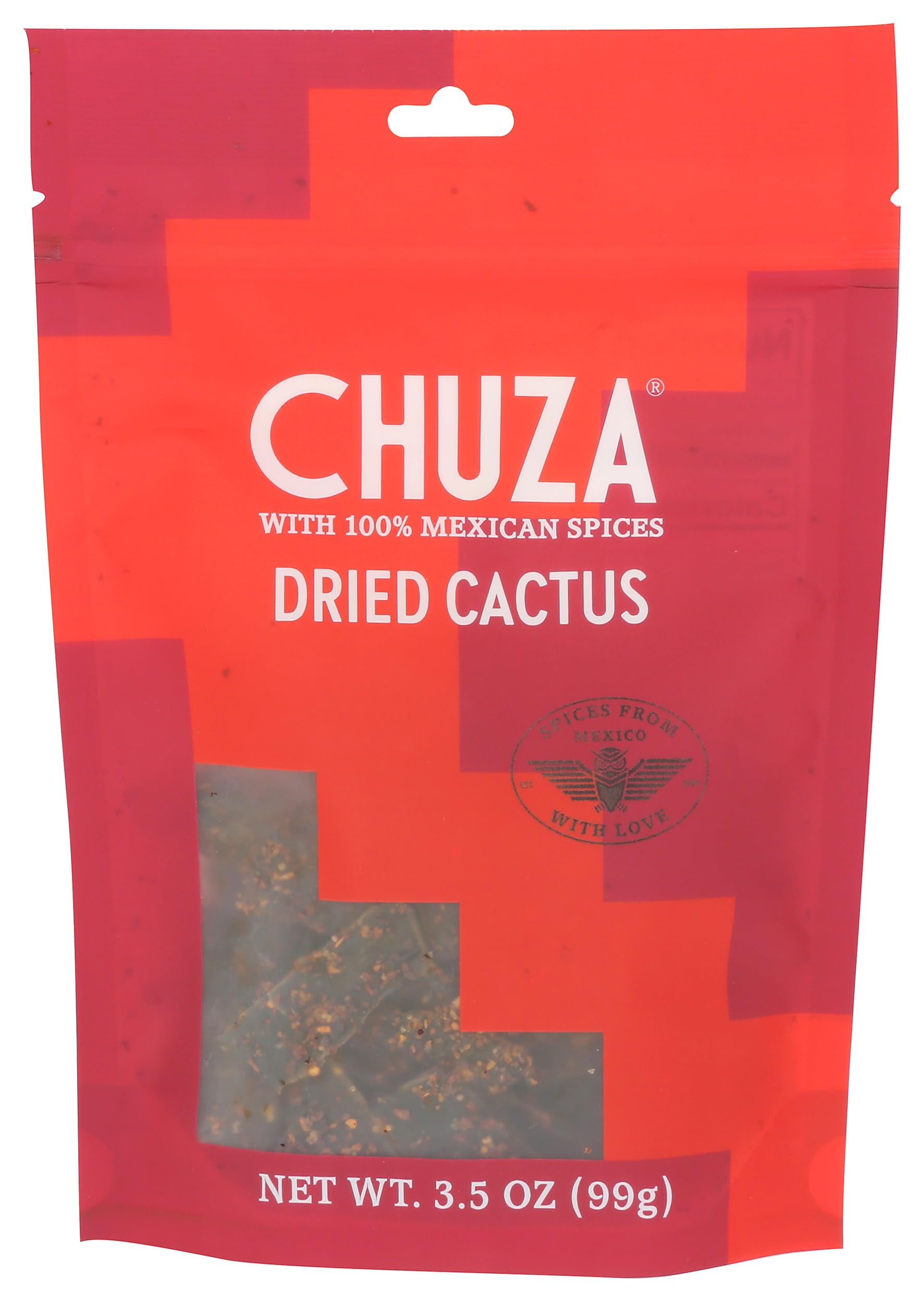 CHUZA Spicy Dried Nopal DHF10 Slices, Spicy Nopal Mexican Snacks Dried ...
