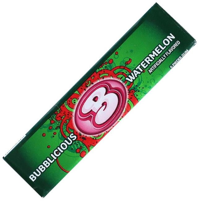 Bubblicious Watermelon Chewing Gum 1 pk - Walmart.com
