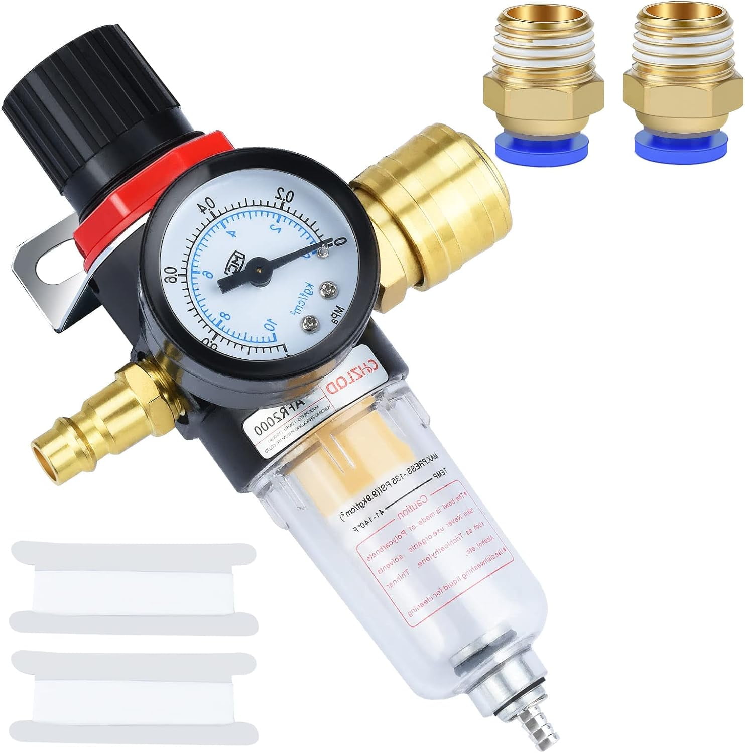 CHXIN Compressor Filter and Regulator, Compressed Air Regulator, Air ...