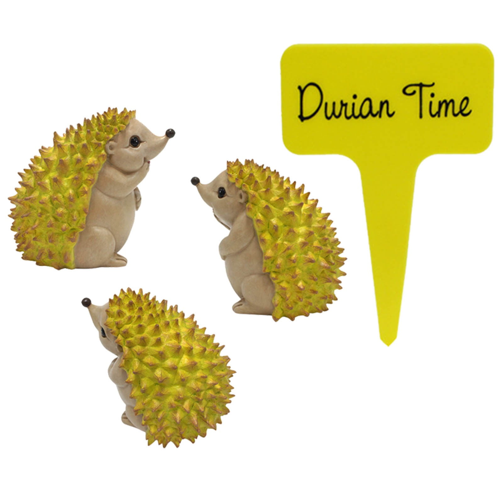 CHXonu Durian Fruit Durian Decorations Resin Ornaments Crafts Hedgehog ...