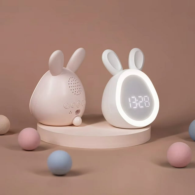 CHY 2025 1500mAh Rechargeable Cute Rabbit Alarm Clock With Night Light ...