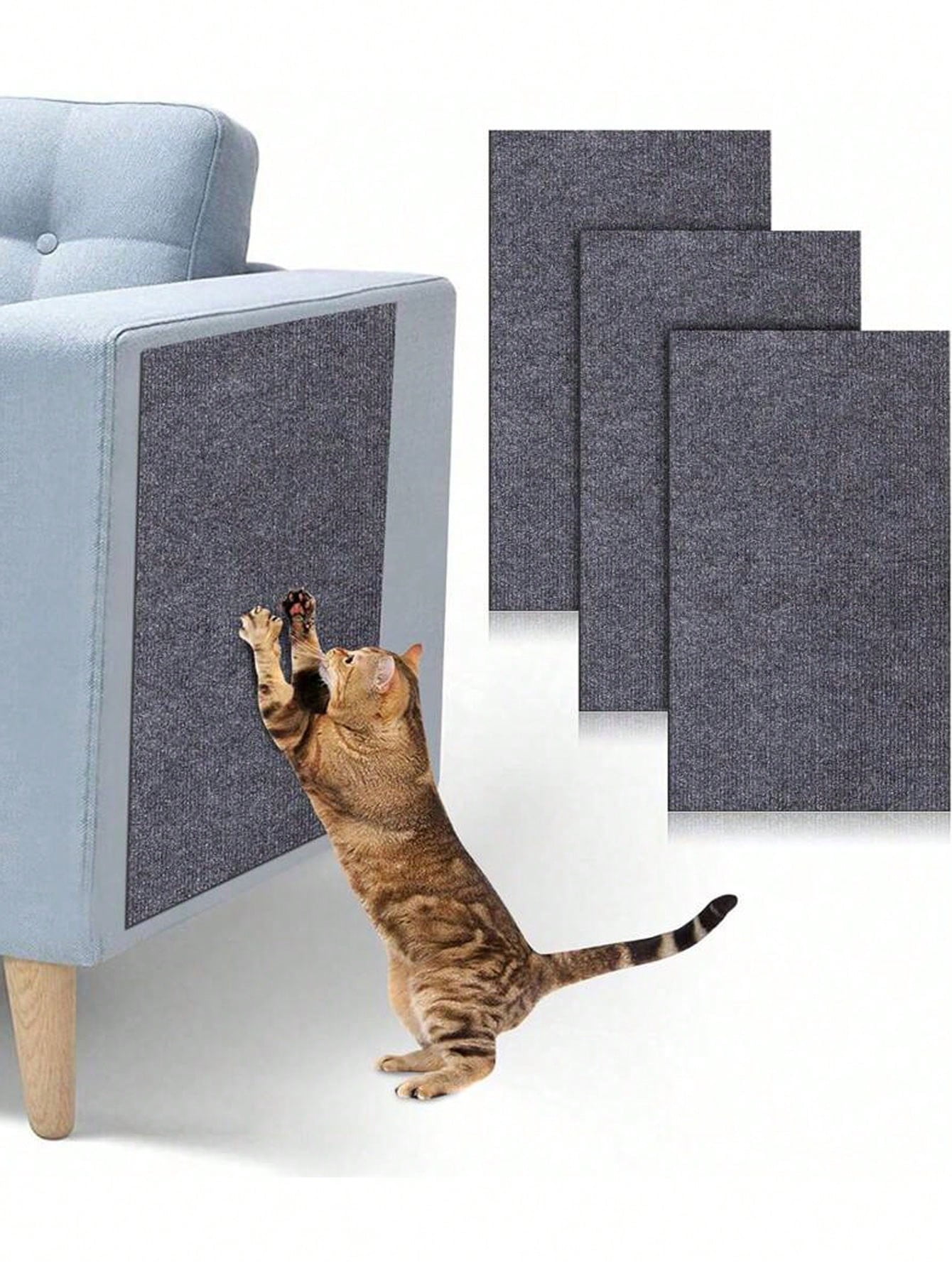 CHY 78 inch self-adhesive cat scratch pad to replace cat tree scratch ...