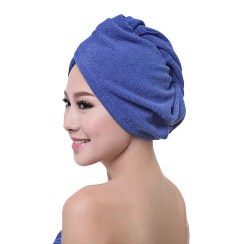 CHY NEW Microfiber Hair Dry Quick Drying Towel Bath Wrap Hat Magic Fast ...