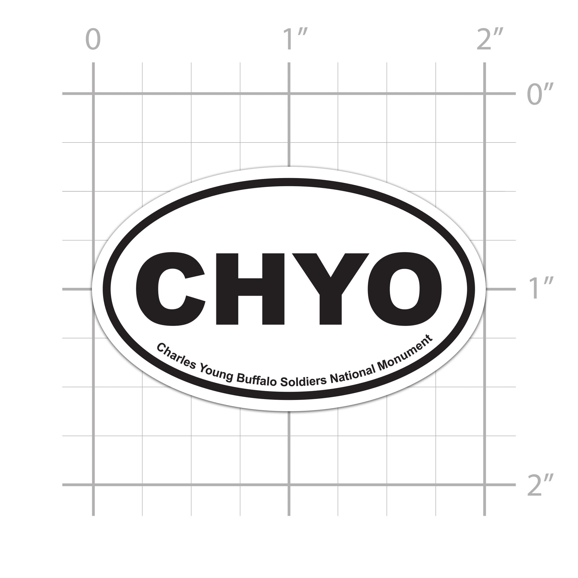 CHYO Charles Young Buffalo Soldiers National Monument Sticker for water ...
