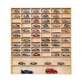 CHZIMADE 1/64 Hot Wheel Display Cases, Wooden Wall Mount Display ...