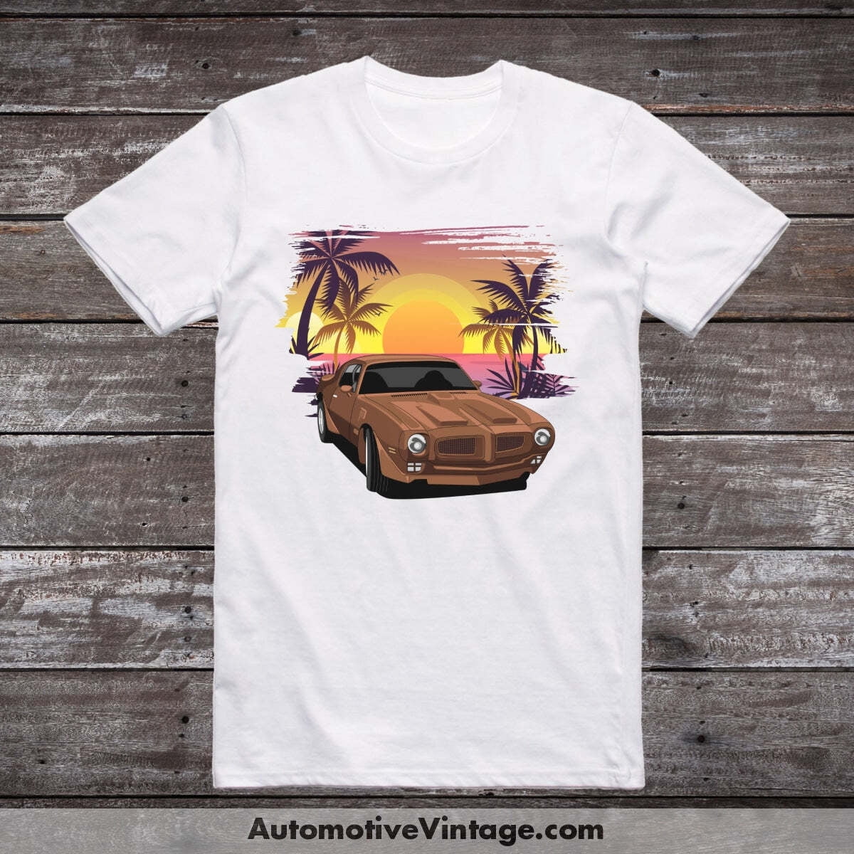 CHiPs Poncherello Pontiac Firebird Famous Car T-shirt - Walmart.com