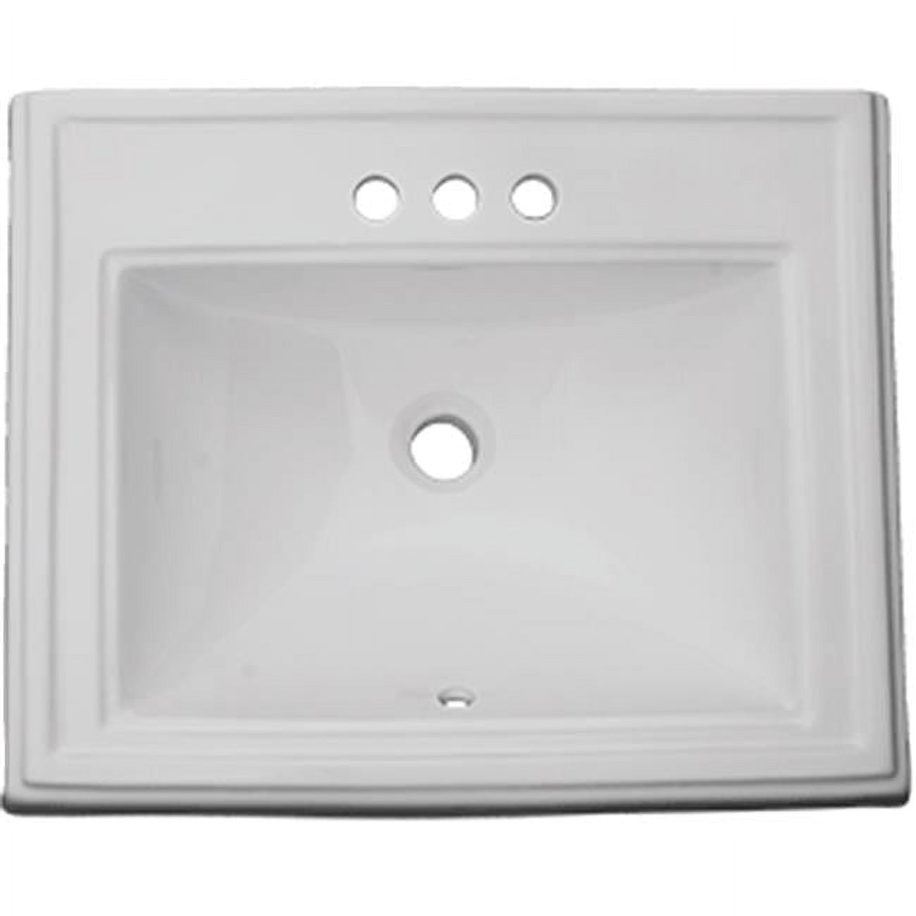 CI CH2330 DugOut Porcelain Rectangular Drop-In Vanity Sink Bisque ...
