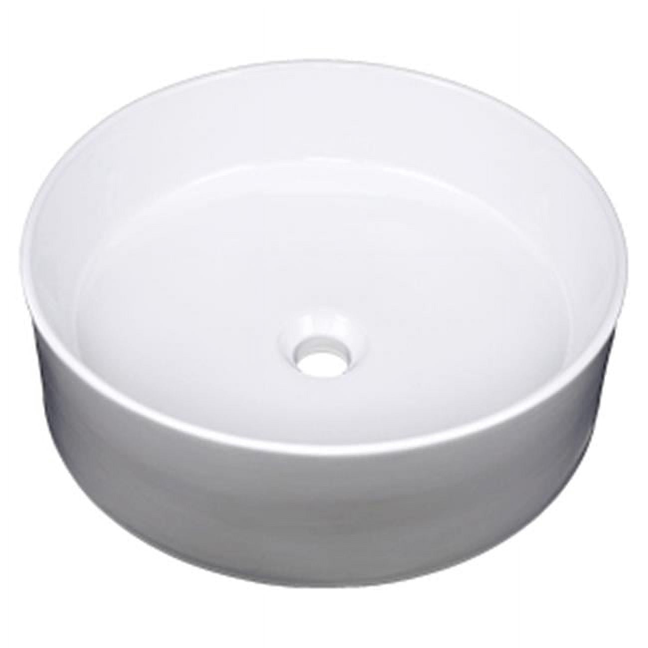 CI CH6120 Rim Porcelain Round Shaped Vessel Sink Bisque - Walmart.com
