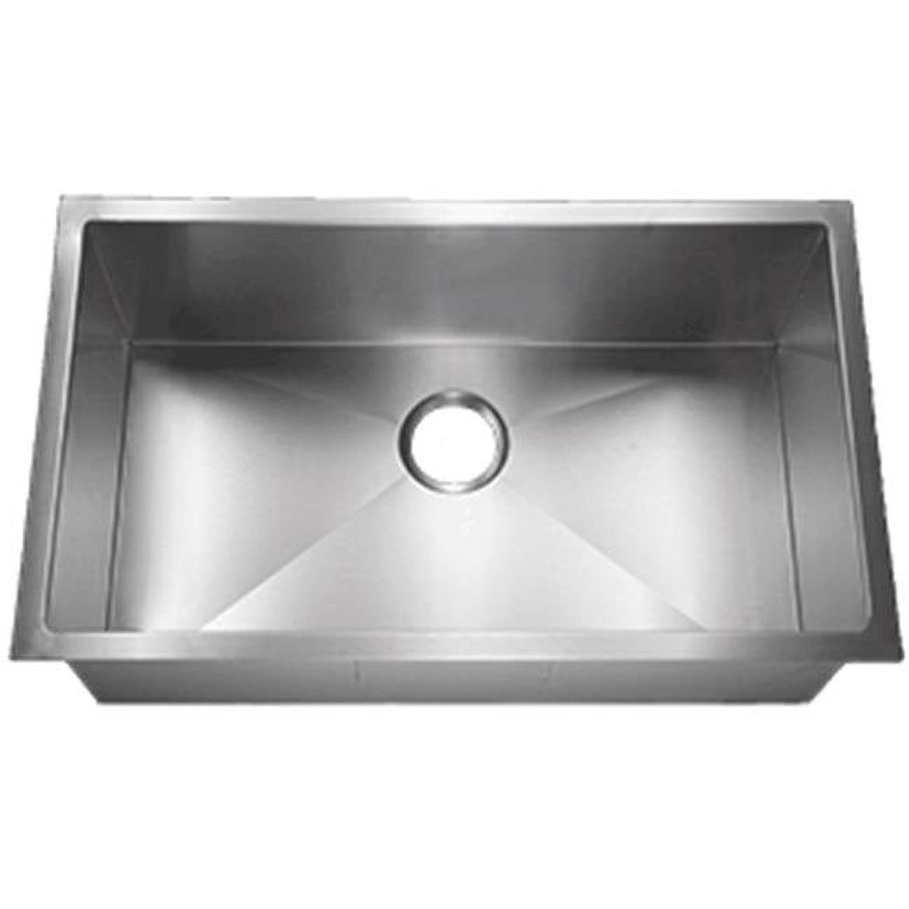 CI HR-HBS3219B 15 Gauge Radial Jasper Stainless Steel Large Single Bowl ...