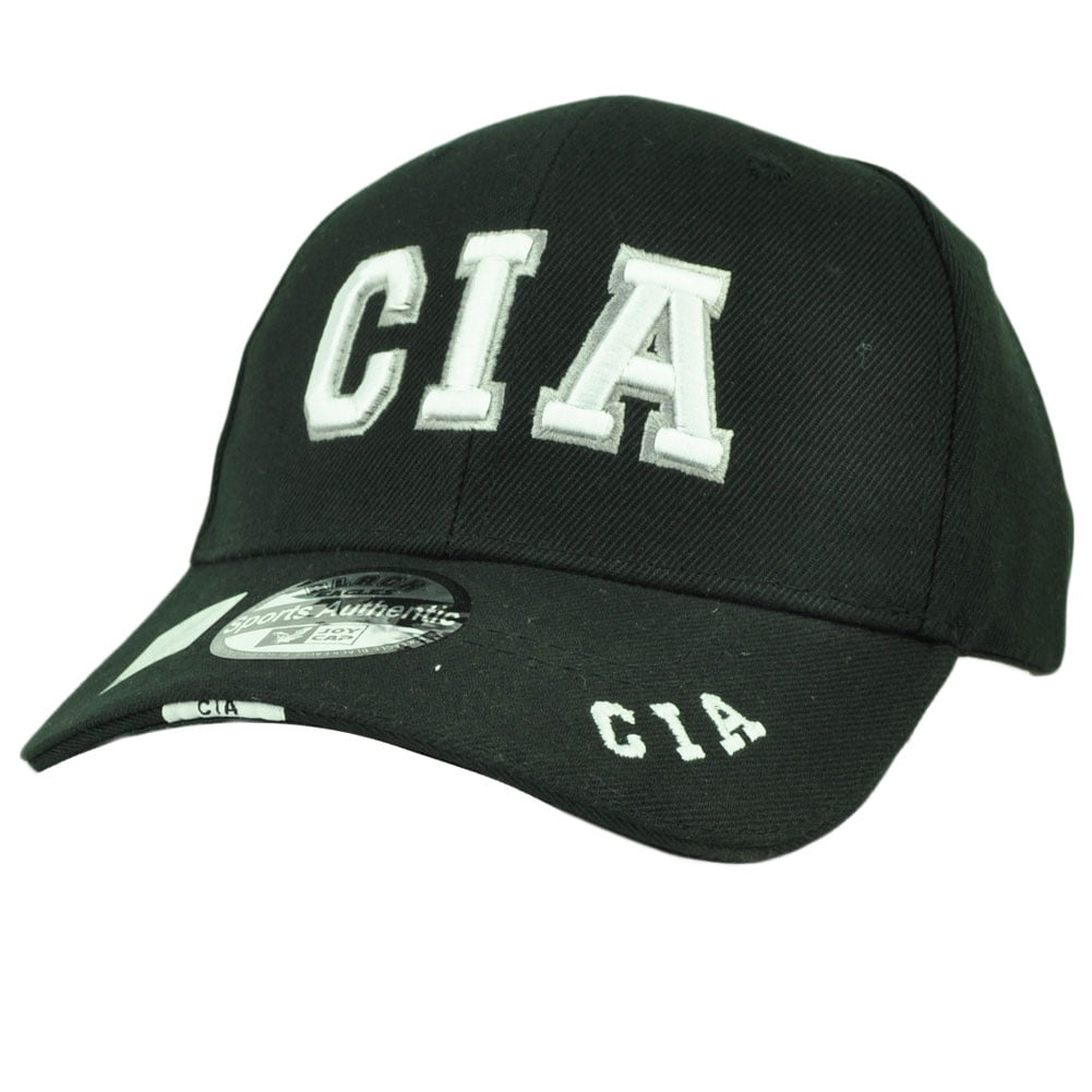 CIA Central Intelligence Agency Crime Law Enforcement Hat Cap Black ...