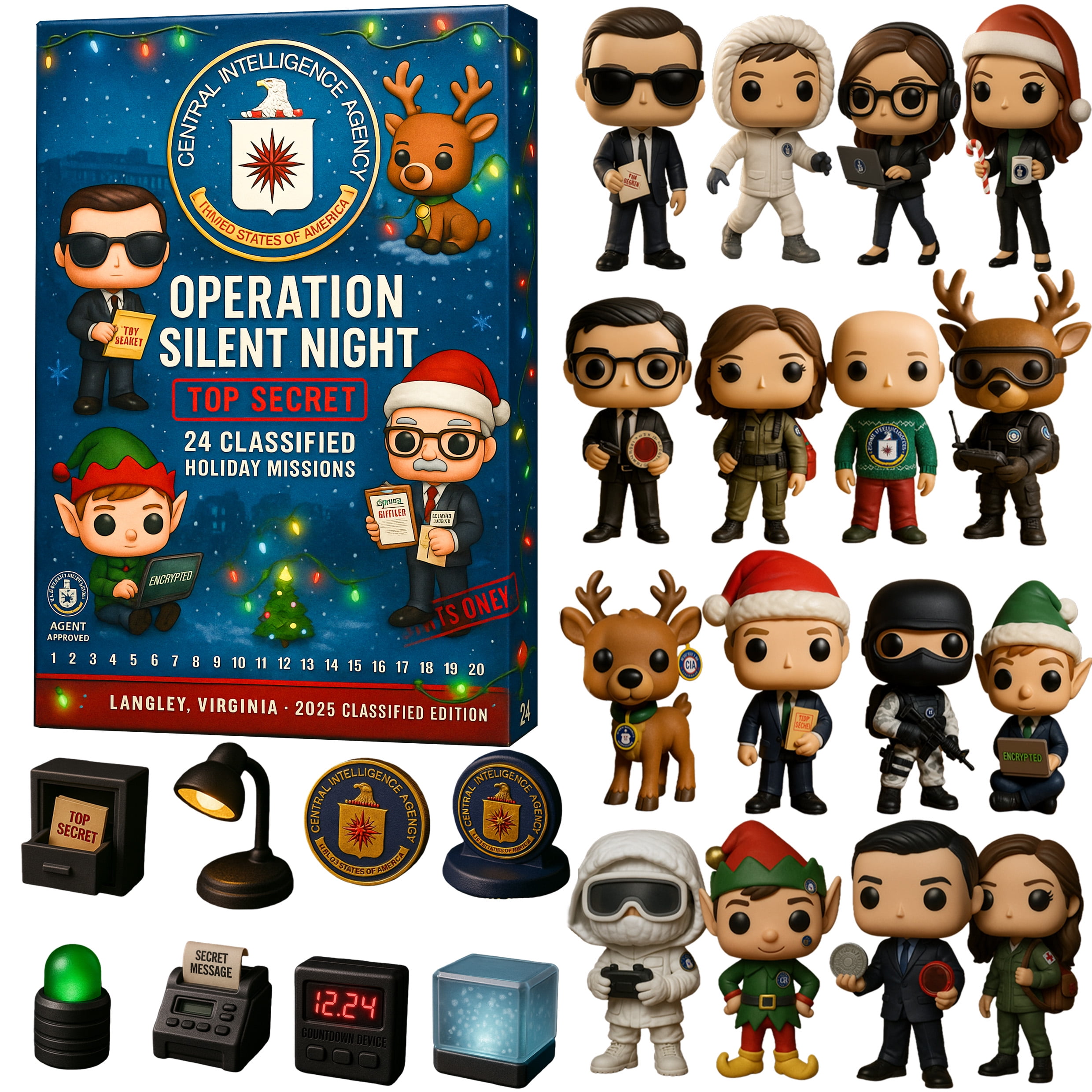 CIA Operation Silent Night Advent Calendar 2025 – 24-Day Spy Mission ...