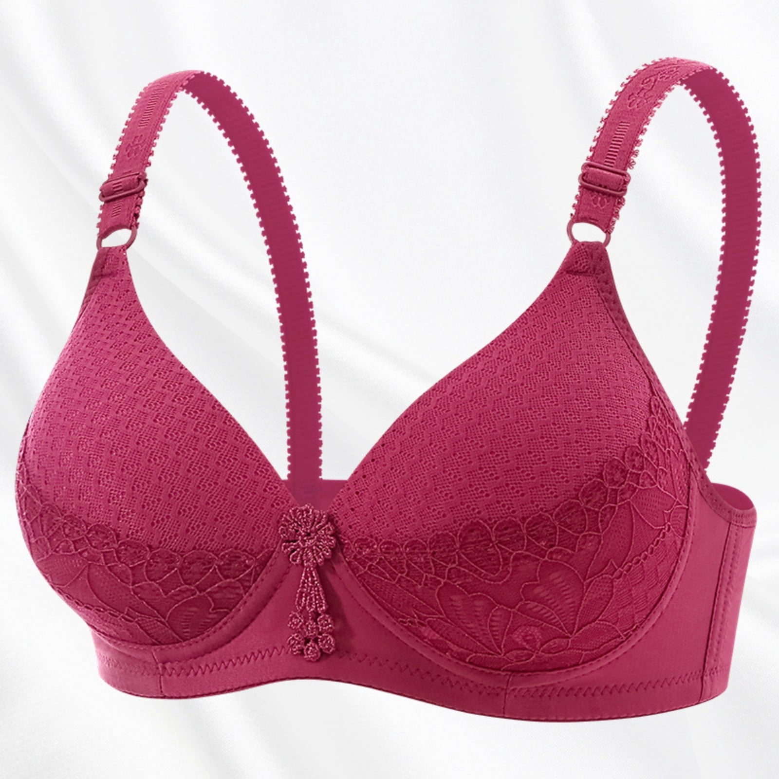 CIAKGIAF Bras for Women Breathable Womens Lingerie Lace Flower Wireless ...