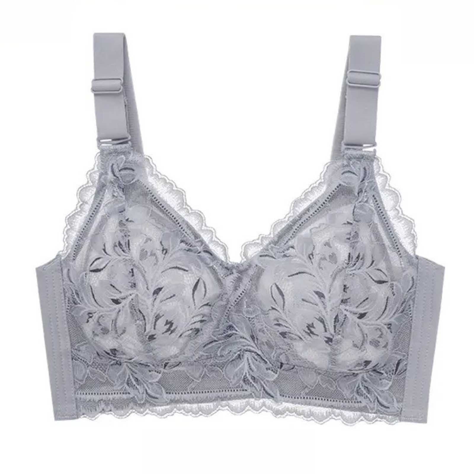 CIAKGIAF Bras for Women Comfort Adjustable Straps Wireless Breathable ...