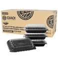 CIAO! 9"x6"x3" Polypropylene Black bottom with Clear Lid Hinged ...