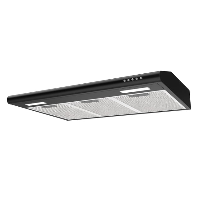 CIARRA Slim Range Hood 30 inch Under Cabinet Black - Walmart Business ...