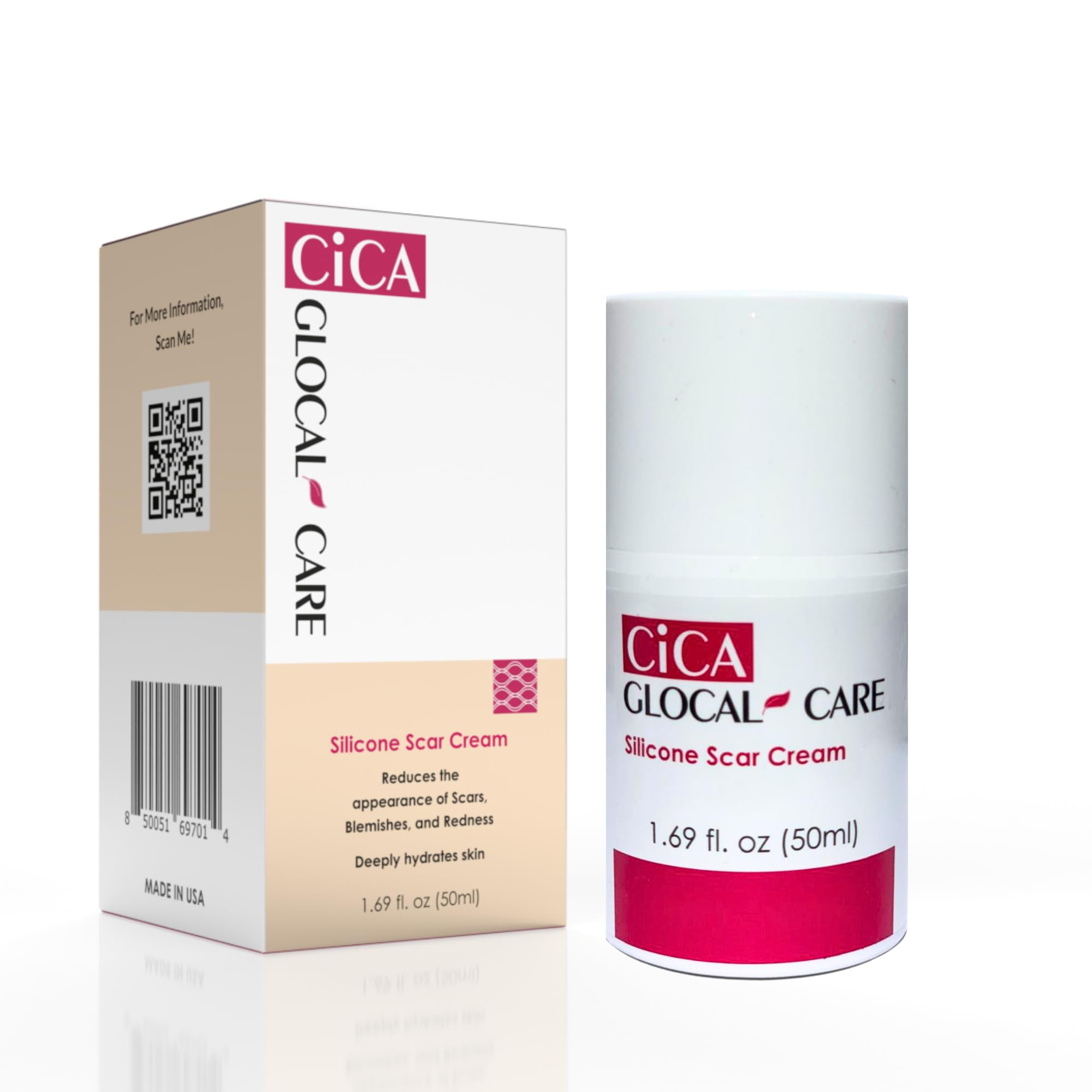 CICA Silicone Scar Cream SAF21 - New & Old Scar, Marks & PIH Appearance Improvement - Medical ...