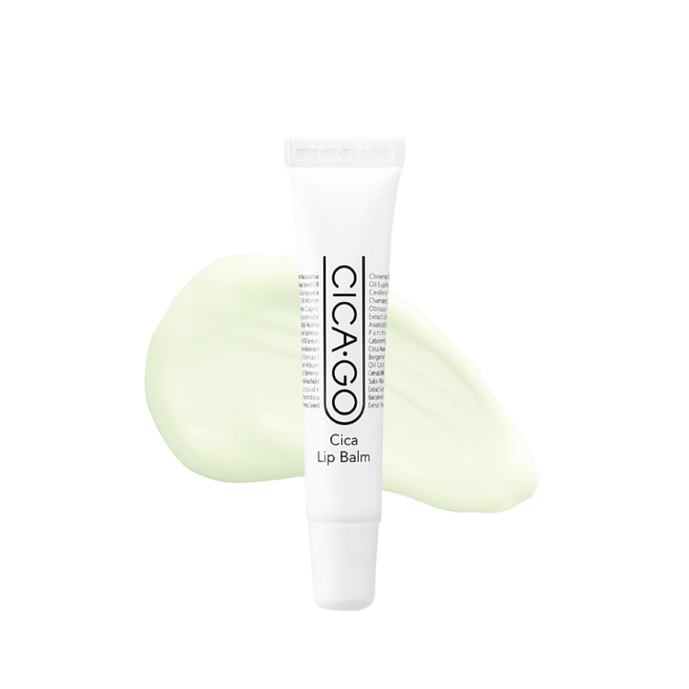 CICAGO Cica Lip Balm, BCA3 Daily Hydrating Lip Balm for Dry & Chapped Lips, Deep Moisture ...