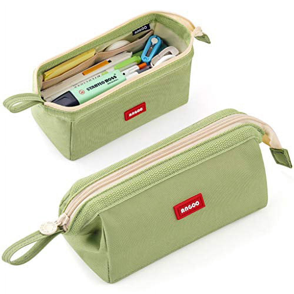 CICIMELON Large Capacity Pencil Case, Canvas, Black, Organize 30-50 ...