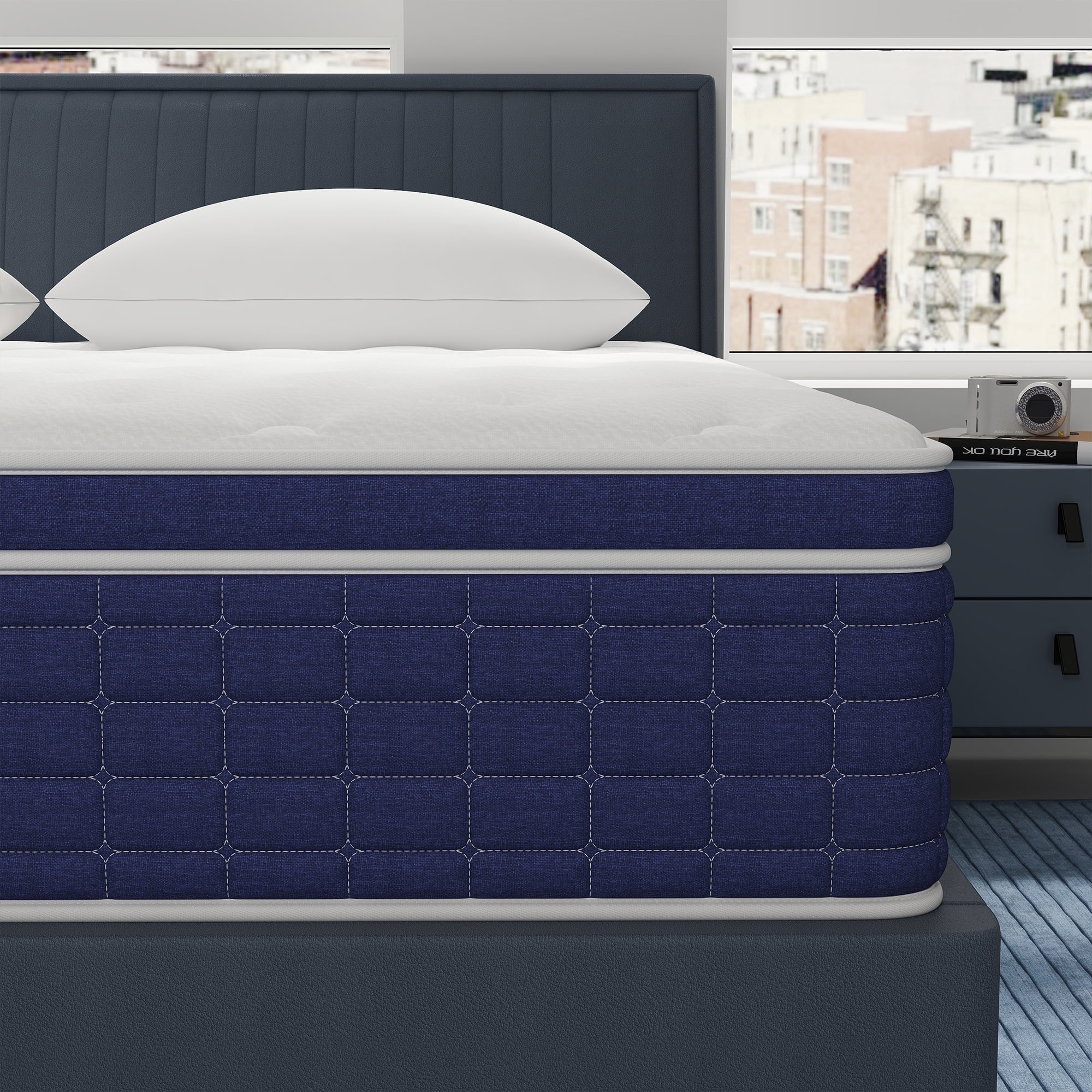 CICIMLU 12 inch Twin Mattress ,Hybrid Mattresses Medium Firm in a Box ...