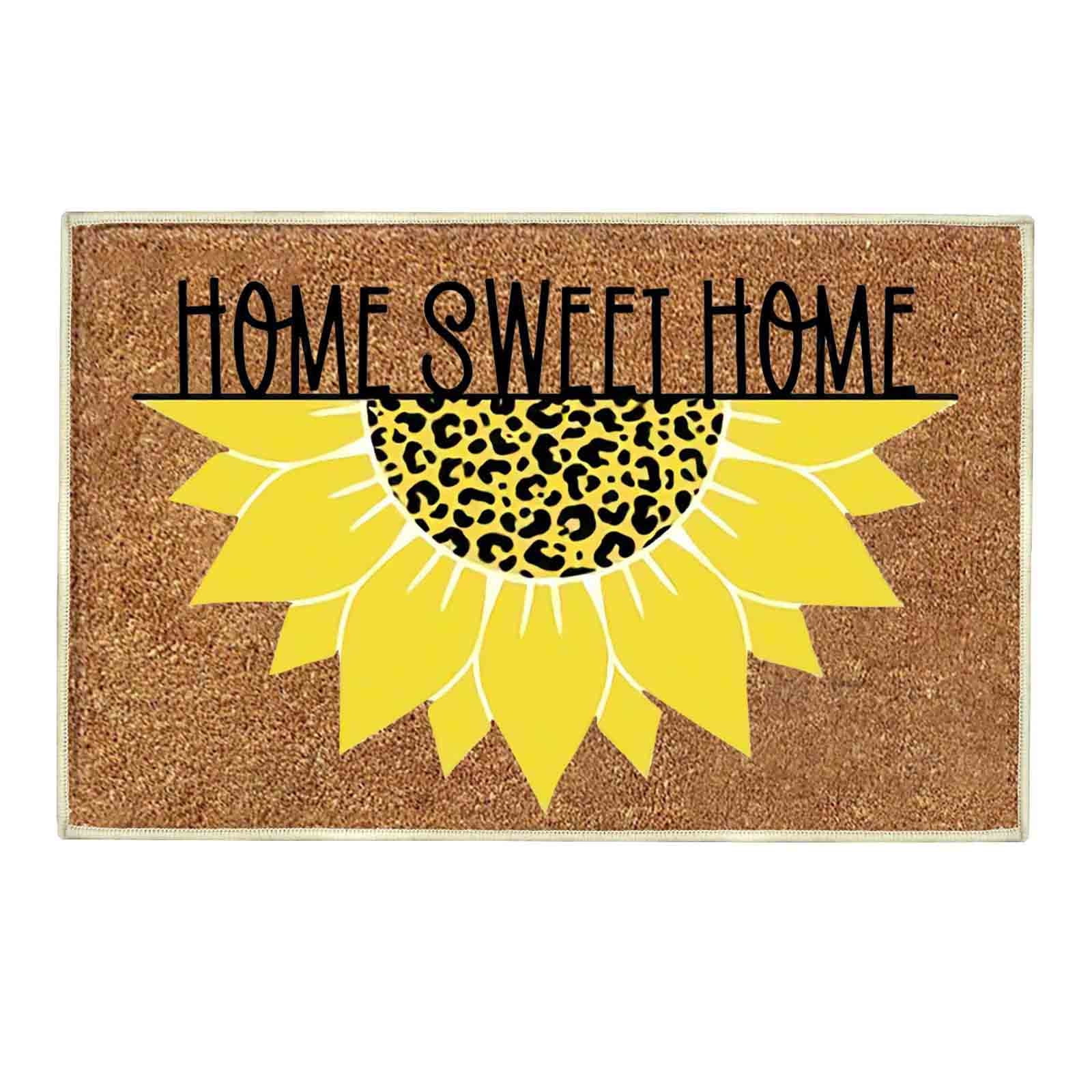 CICRKHB Clearance Sunflower Creative Doormat, Sunflower Door Mats ...