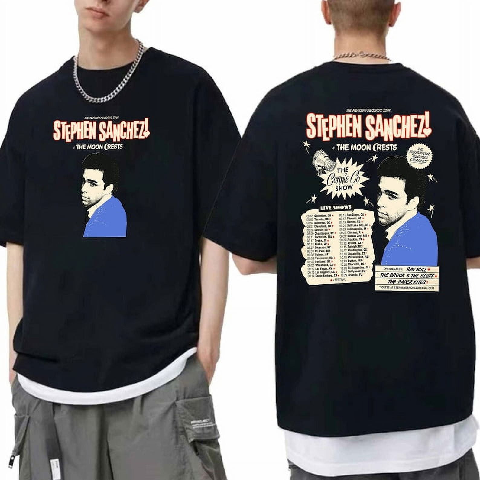 CIEN 2SIDE, Stephen Sanchez & The Moon Crests Tour 2024 Shirt, Stephen ...