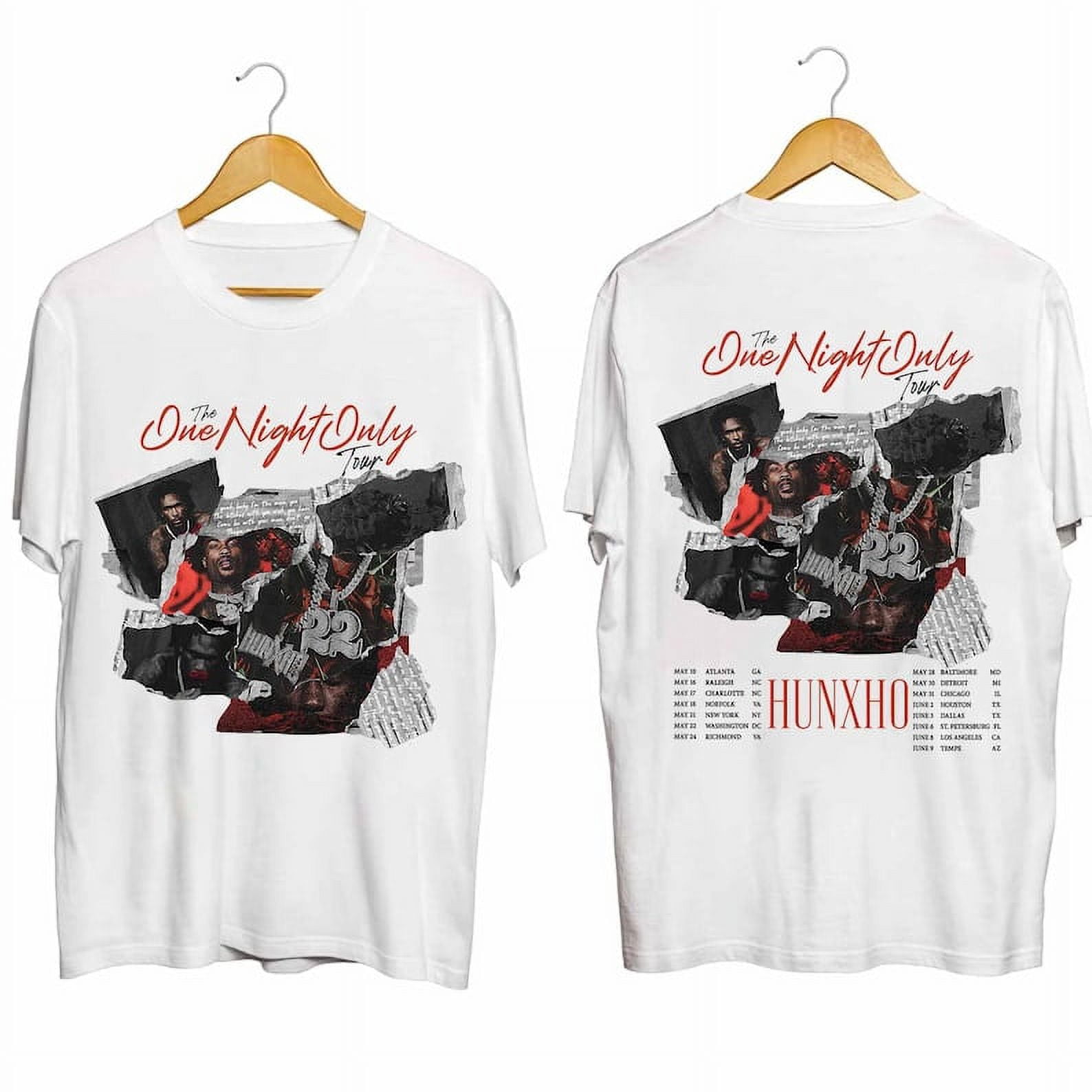 CIEN LUXURY 2 SIDE Hunxho One Night Only Tour 2024 Shirt, Hunxho Fan ...