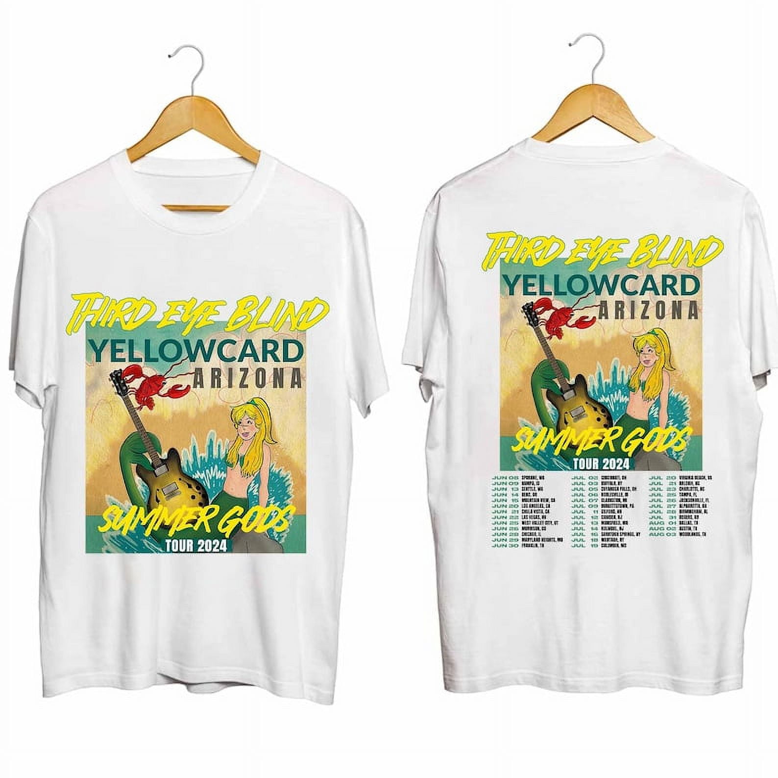 CIEN LUXURY 2 SIDE Third Eye Blind 2024 Tour Shirt, 2024 Summer Gods ...