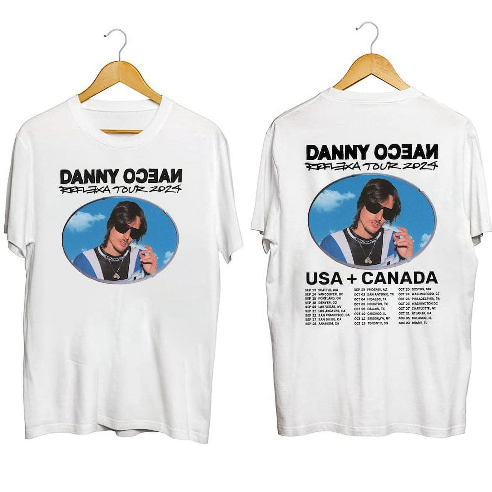 CIEN LUXURY Danny Ocean Reflexa Tour 2024 Shirt, Danny Ocean 2024 ...