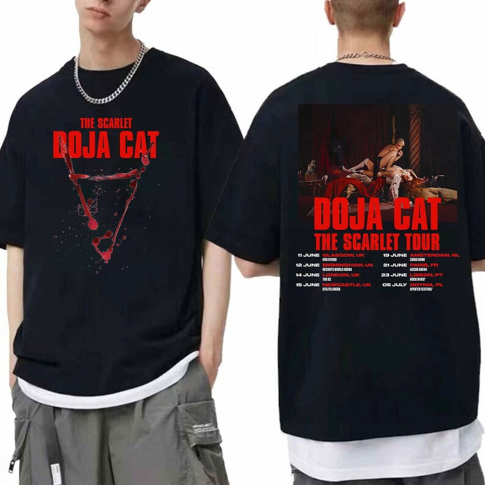 CIEN LUXURY Doja Cat The Scarlet Tour 2024 Shirt, Doja 2 Sides Tour ...
