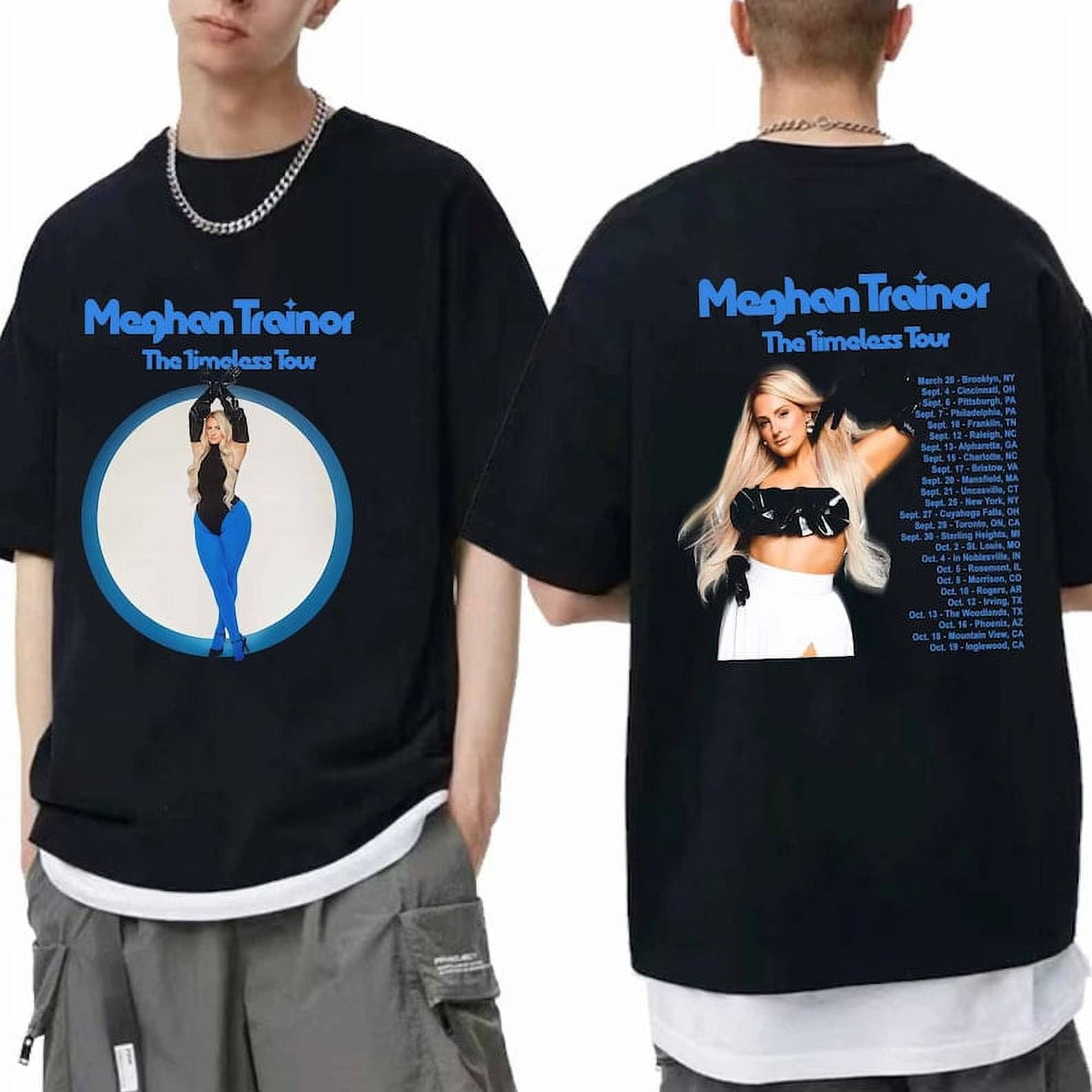 CIEN LUXURY Meghan Trainor The Timeless Tour 2024 T-Shirt, Meghan ...