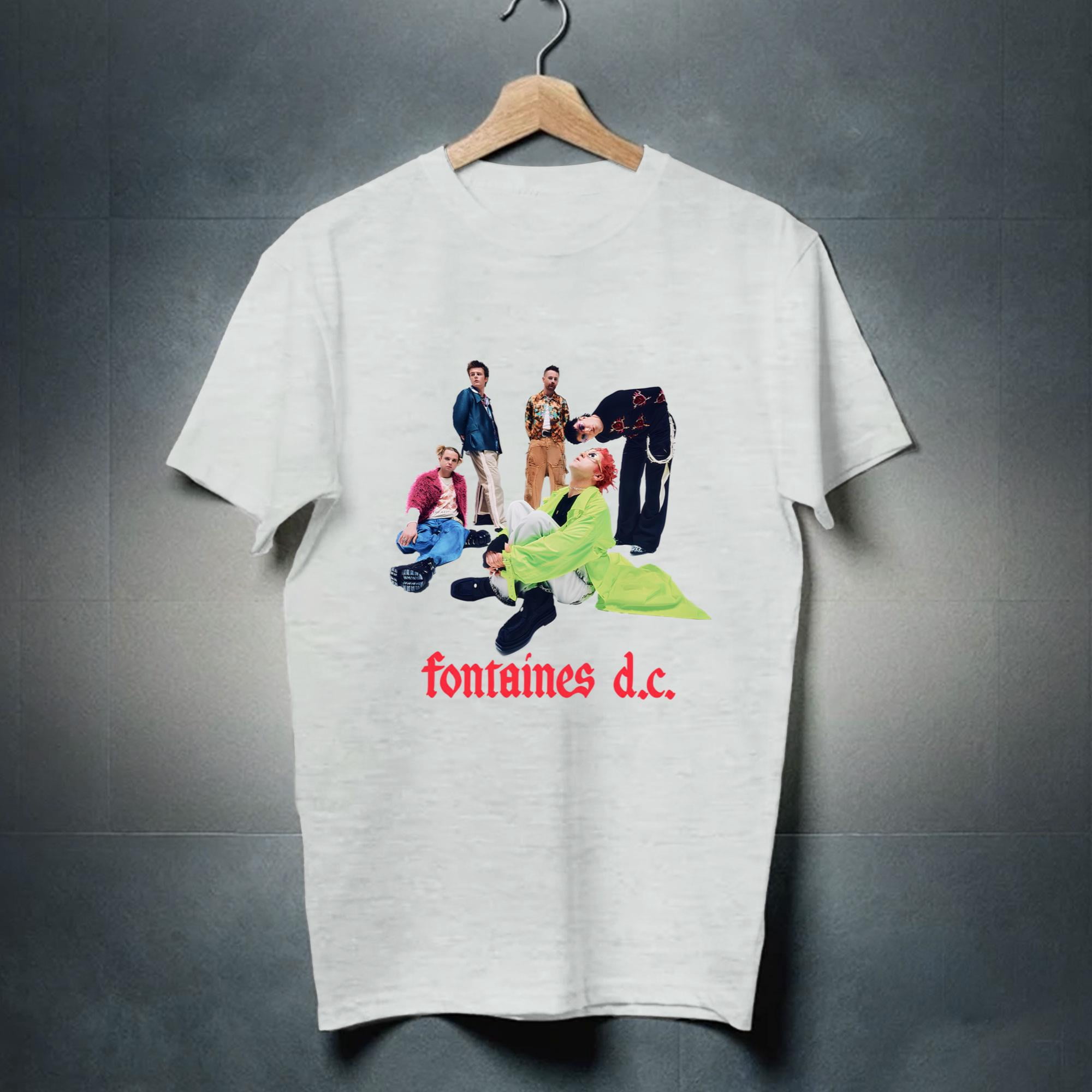 CIEN LUXURY NEW BRAND Fontaines DC 2024 Tour Shirt, Fontaines DC Band ...