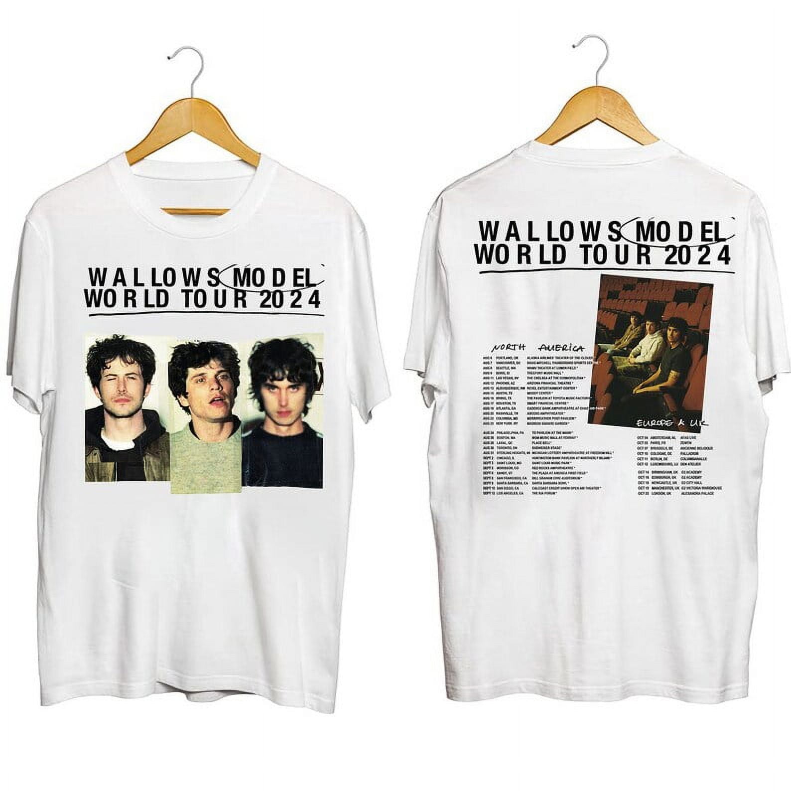CIEN LUXURY Wallows Model 2024 World Tour Shirt, Wallows 2024 Concert ...