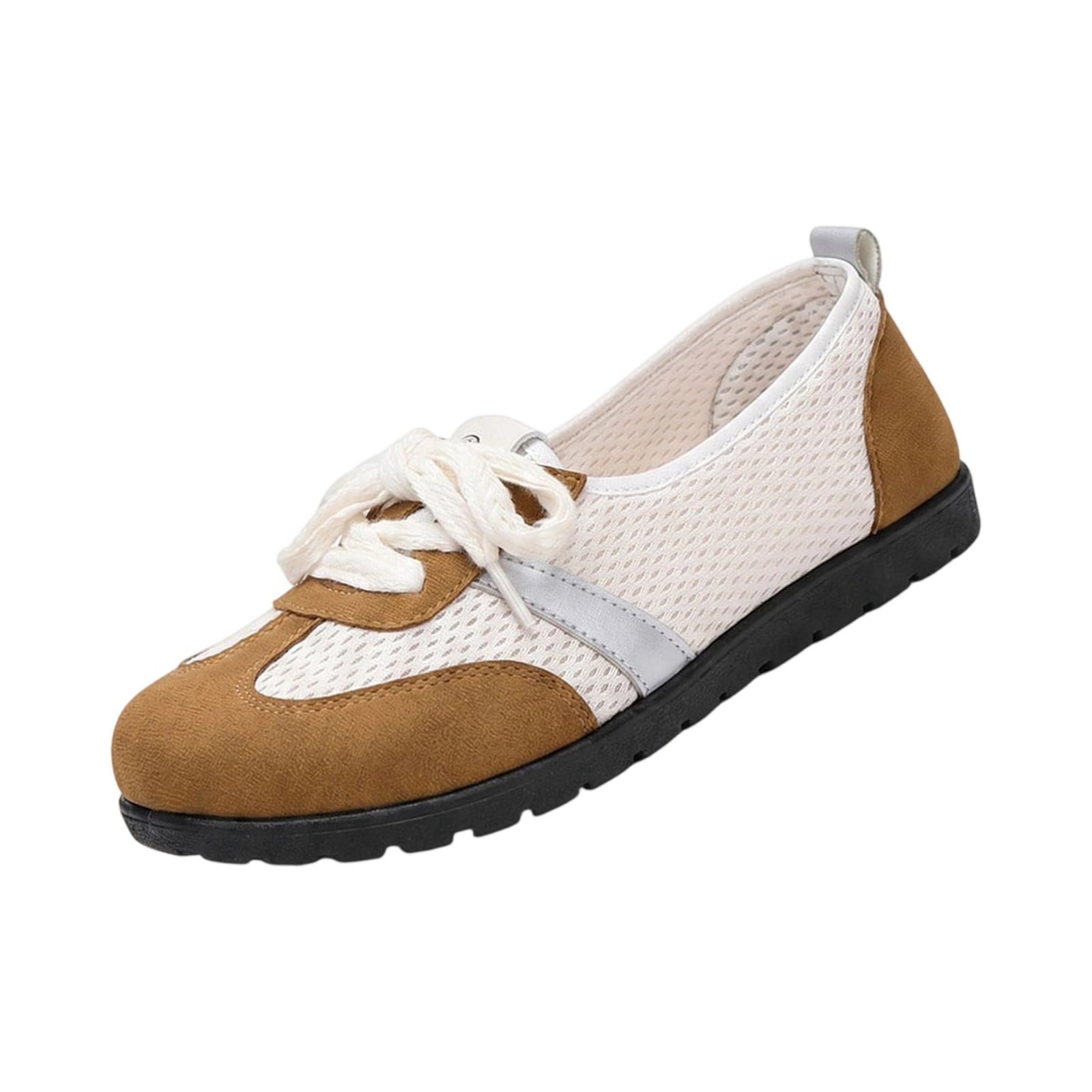 CIENVNSTG Breathable Mesh Patchwork Lightweight Lace Up Sandals for ...