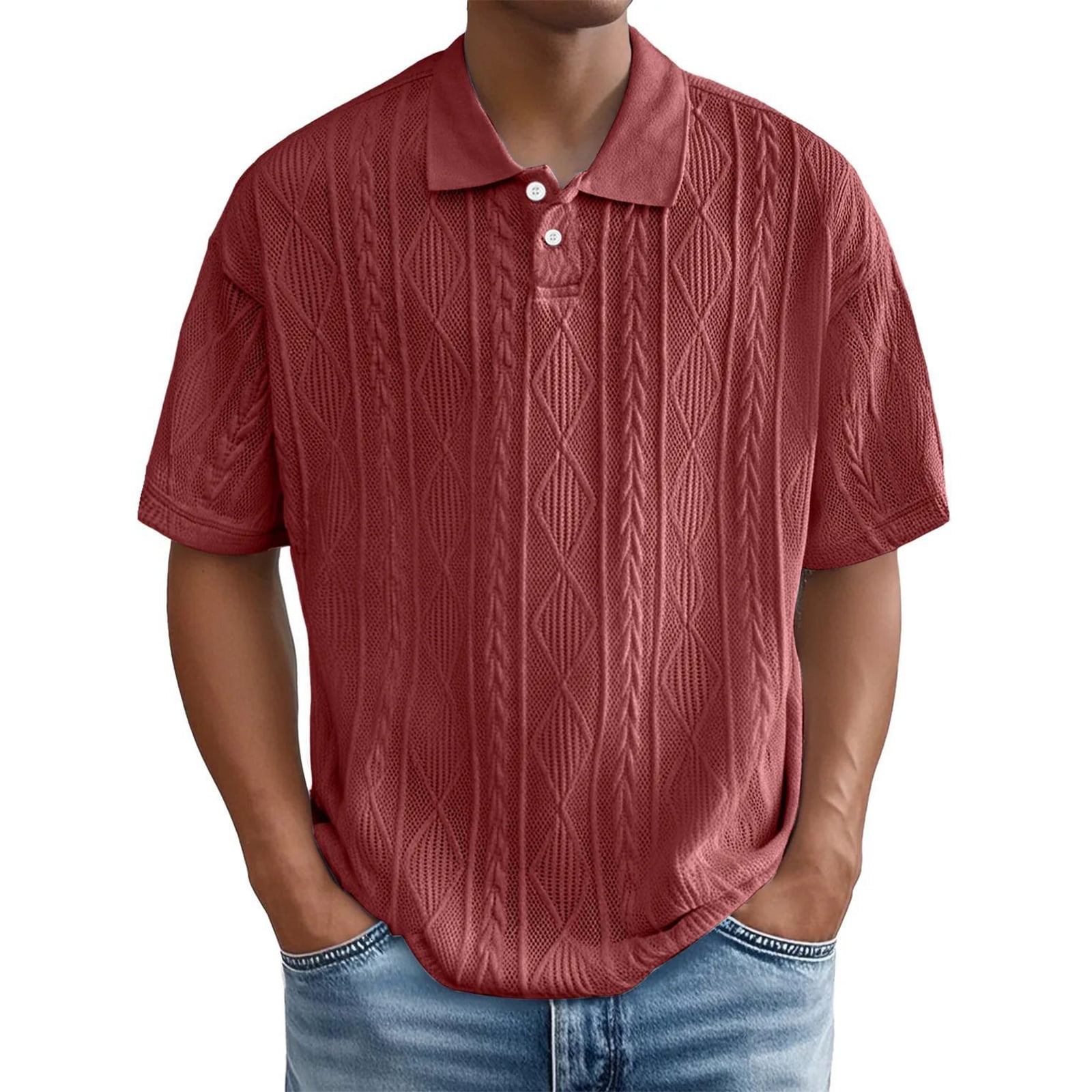 CIENVNSTG Casual Shirts for Men Short Sleeve Tee Shirt Fashionable ...