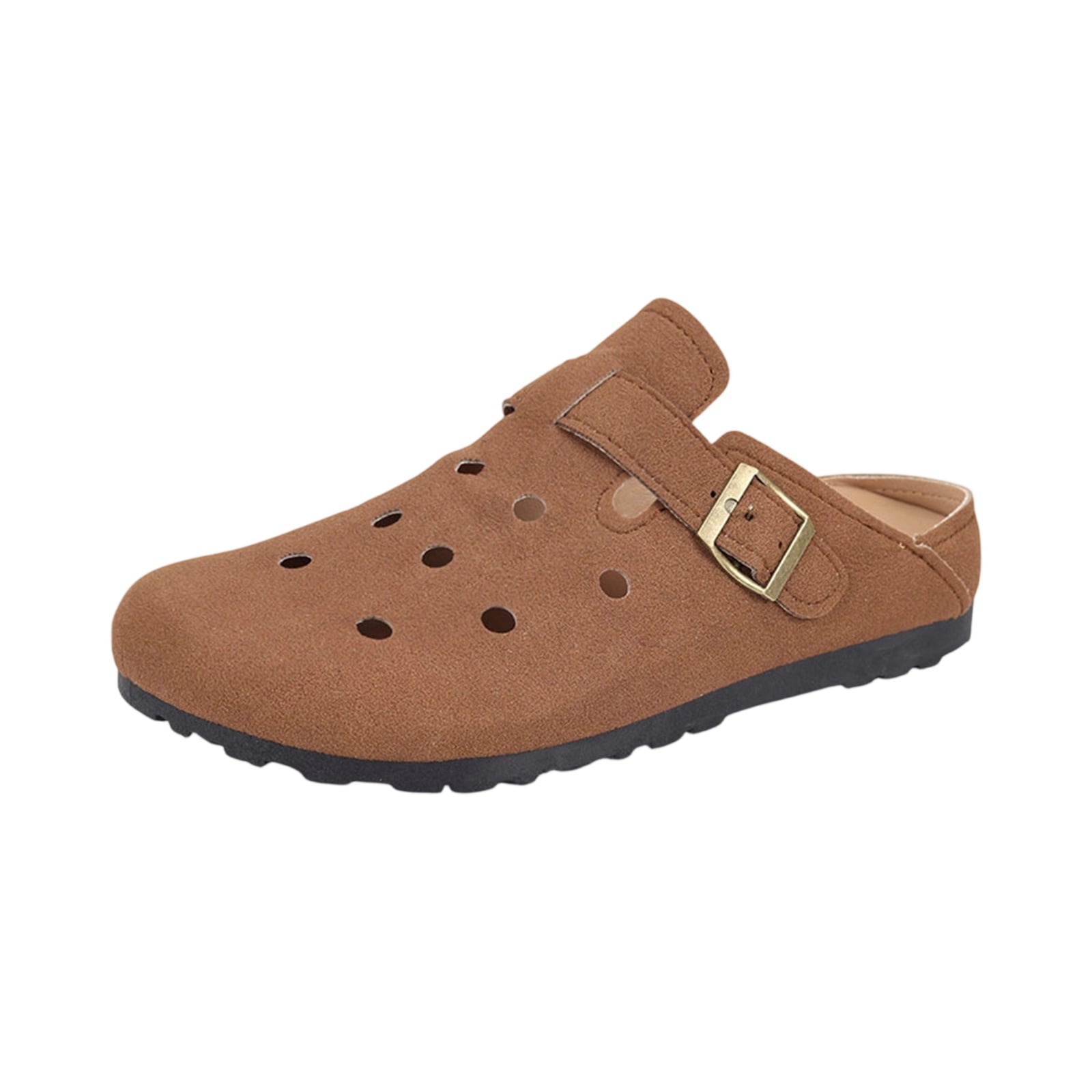 CIENVNSTG Closed Toe Hollow Out Cutouts Adjustable Buckle Strap ...