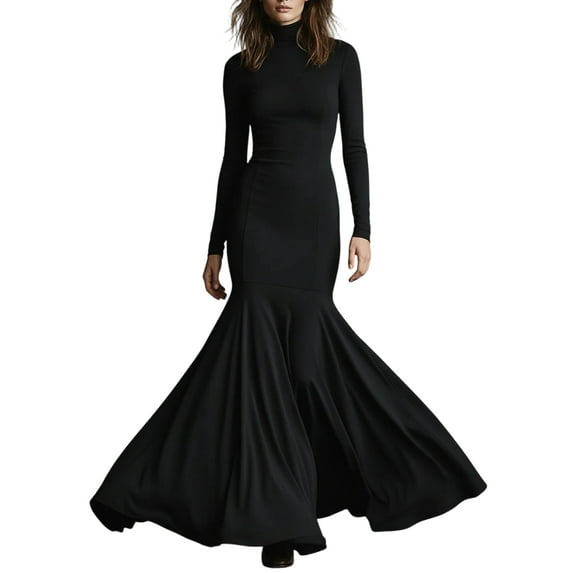 CIENVNSTG Fashion Casual Solid-color Dress Party Dress Spring Summer ...