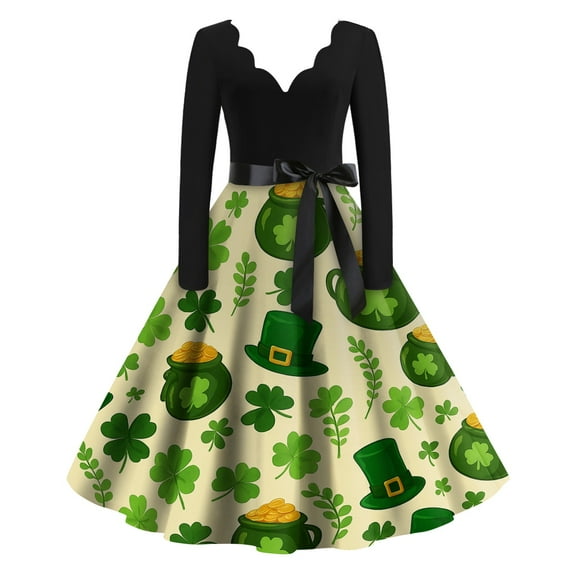 CIENVNSTG Fashion Casual Solid-color Dress Party Dress Spring Summer ...