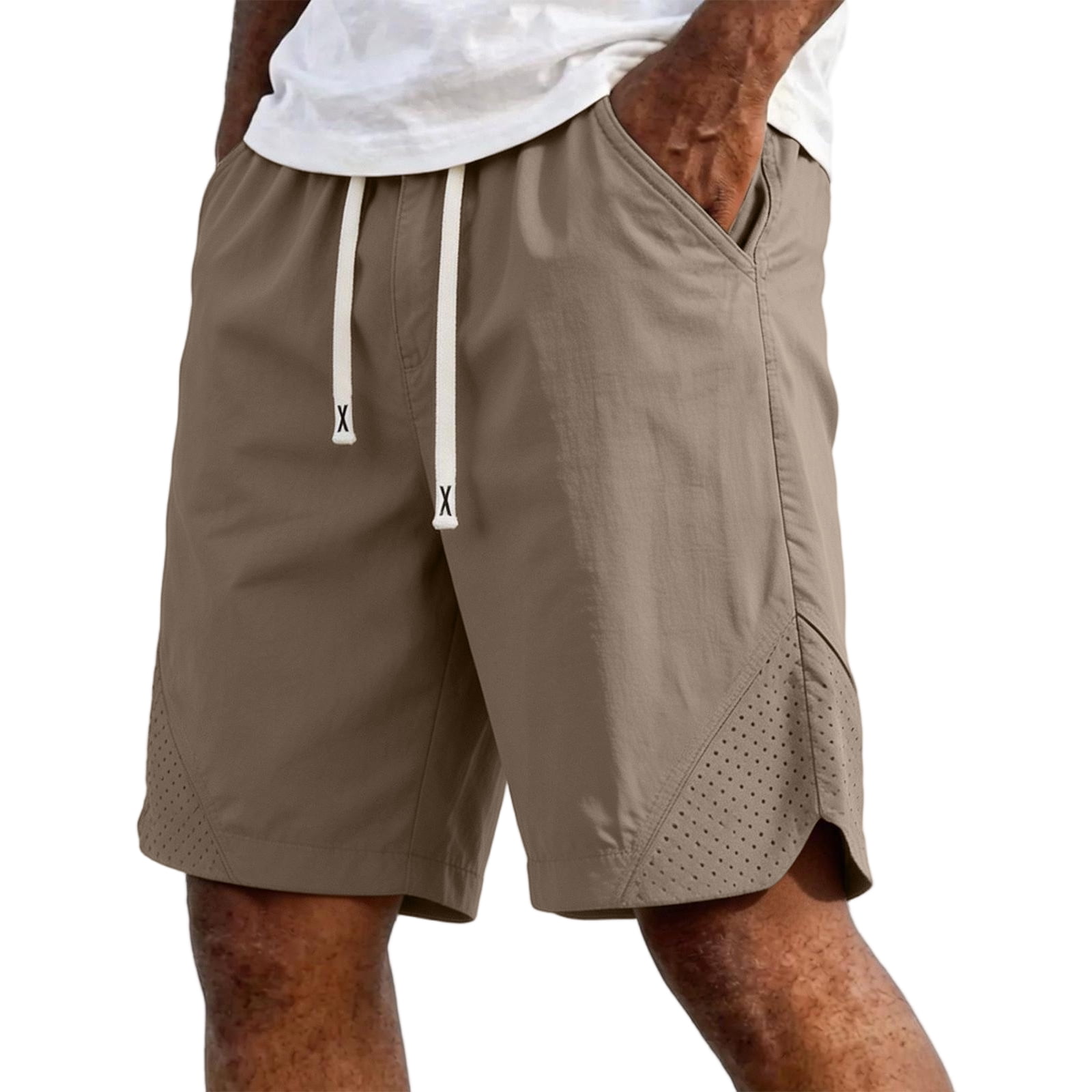 CIENVNSTG Men's Athletic Short Wide Leg Breathable Mesh Sport Shorts ...