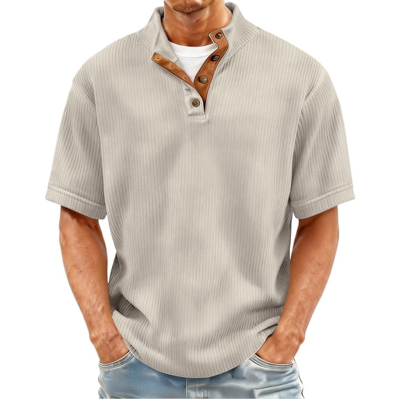 CIENVNSTG Men's Golf Shirts Fashion Fit Short Sleeve Polo Shirt Casual ...