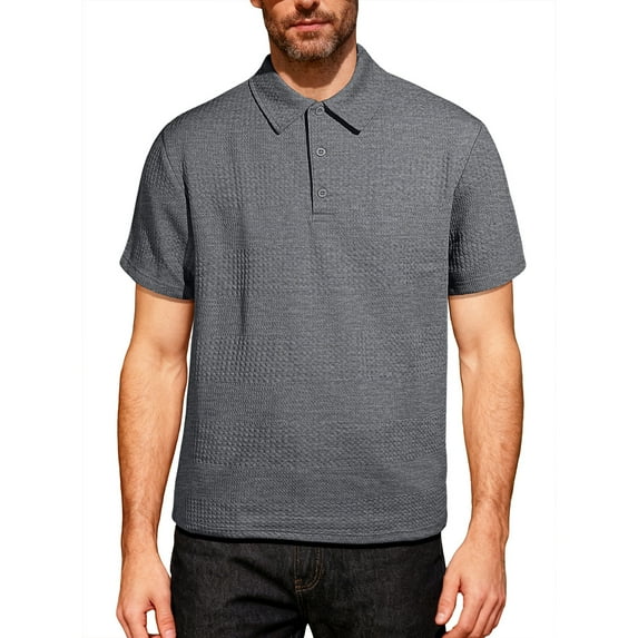 CIENVNSTG Summer New Regular Fit Cool Feeling Fabric Polo Shirts Men ...