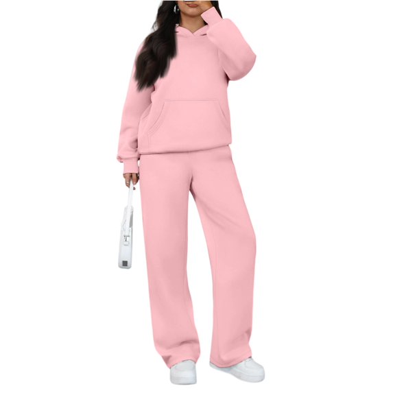 CIENVNSTG Sweatsuits Women 2 Piece Outfit Comfort Jogger Set Hoodie and ...