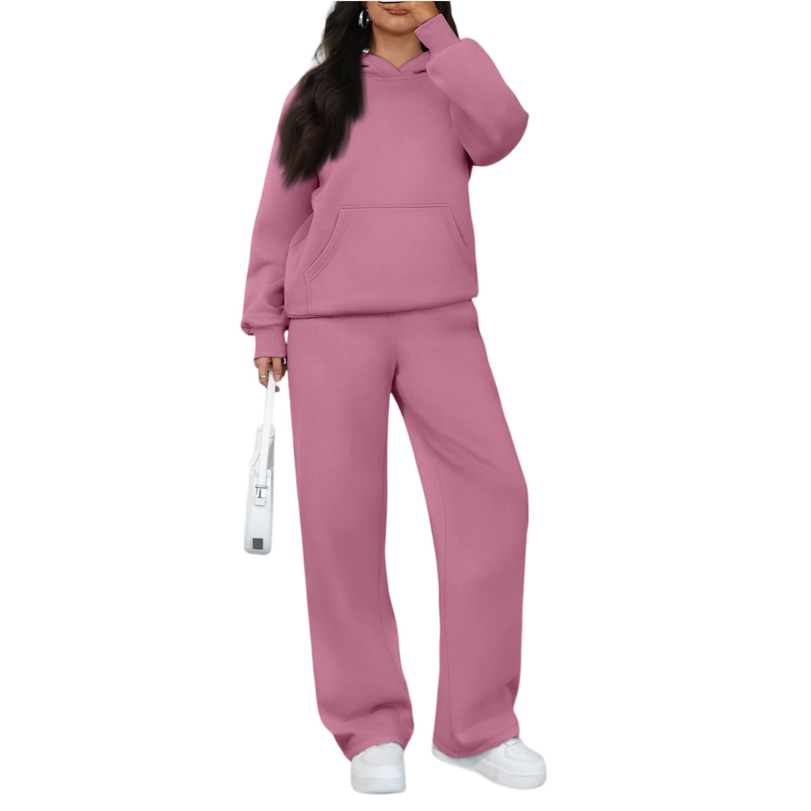 CIENVNSTG Sweatsuits Women 2 Piece Outfit Lounge Sweat Suits Set ...