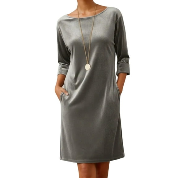 CIENVNSTG Vintage Dress 2025 Women Fashion Half Sleeve Casual Shirt ...