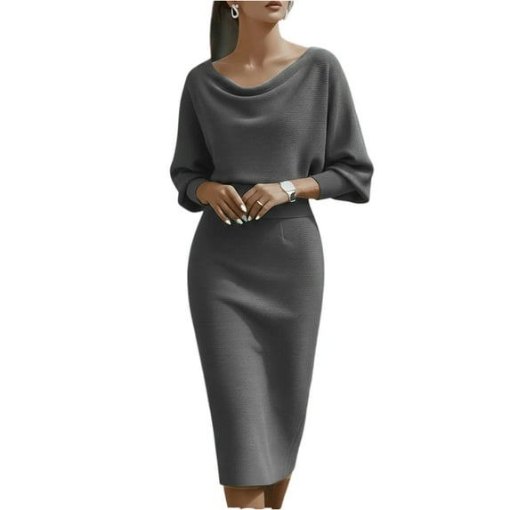 CIENVNSTG Women's Casual Dresses Solided Color Classic Breathable Party ...