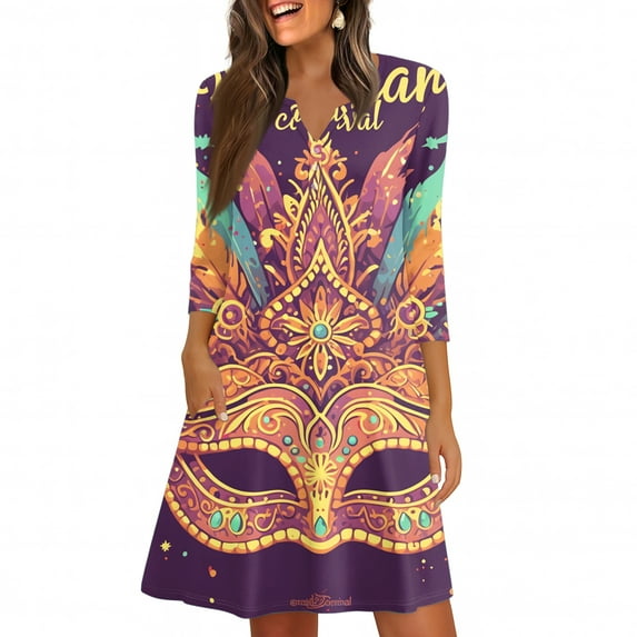 CIENVNSTG Women's Fashion A-Line Summer Dress Casual Flowy Dress for ...