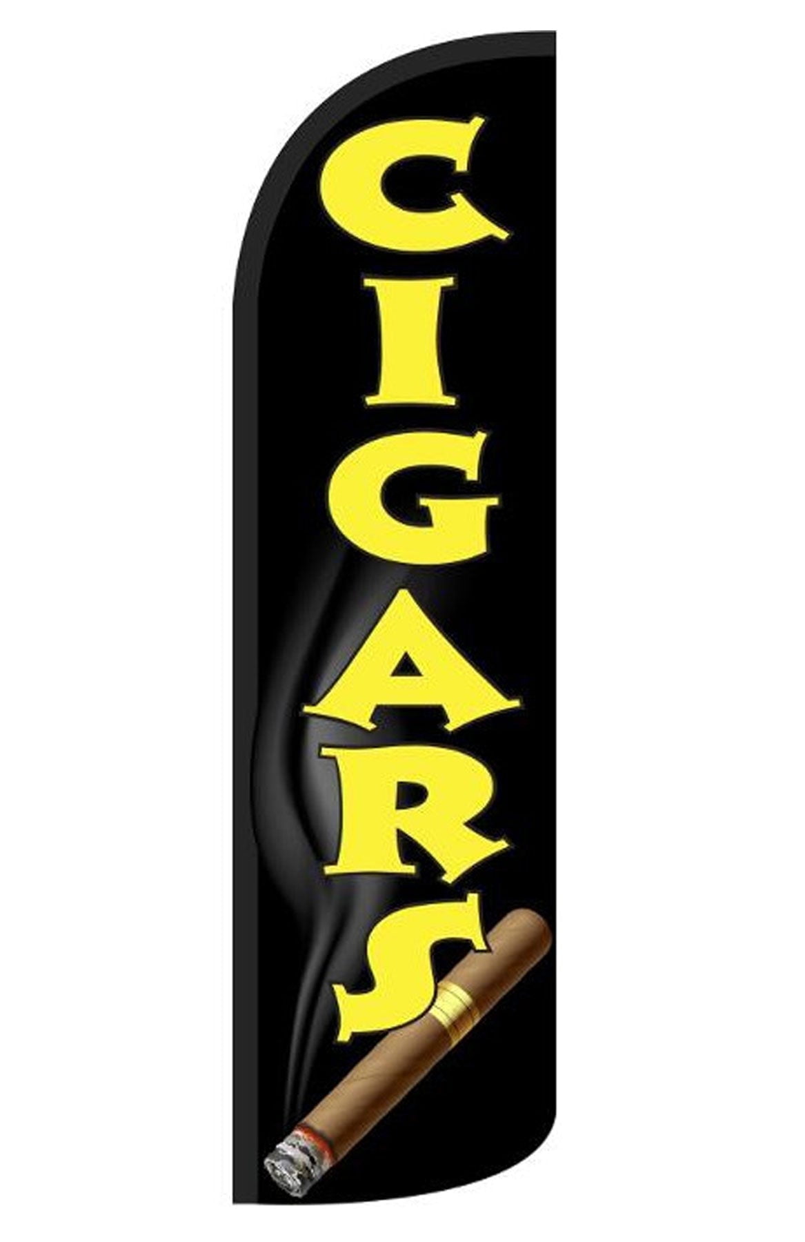 CIGARS Windless Flag (Hardware Not Included) |Advertisement /Business ...