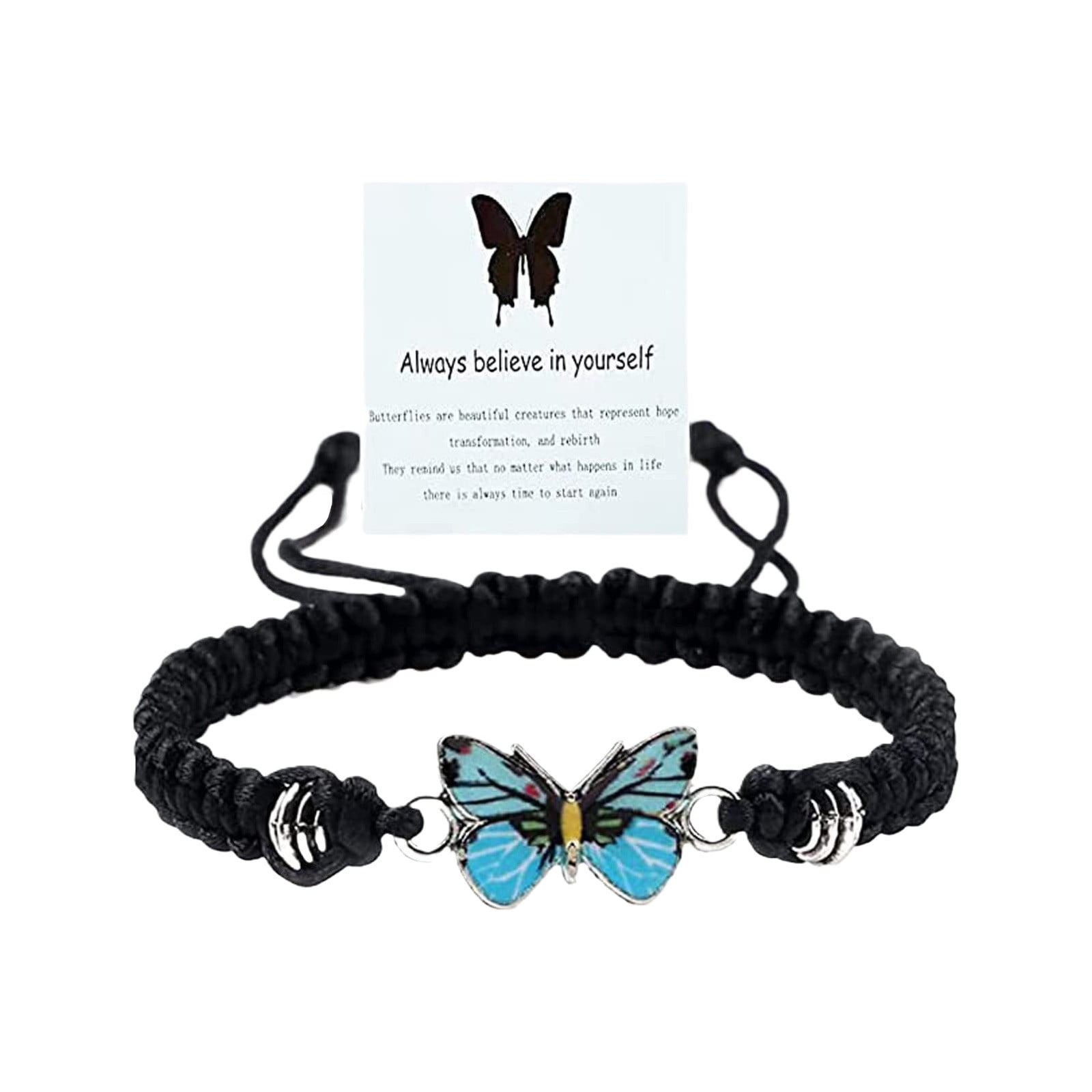 CILENON Bracelet Handmade Always Believe Yourself Wristband Bangle ...