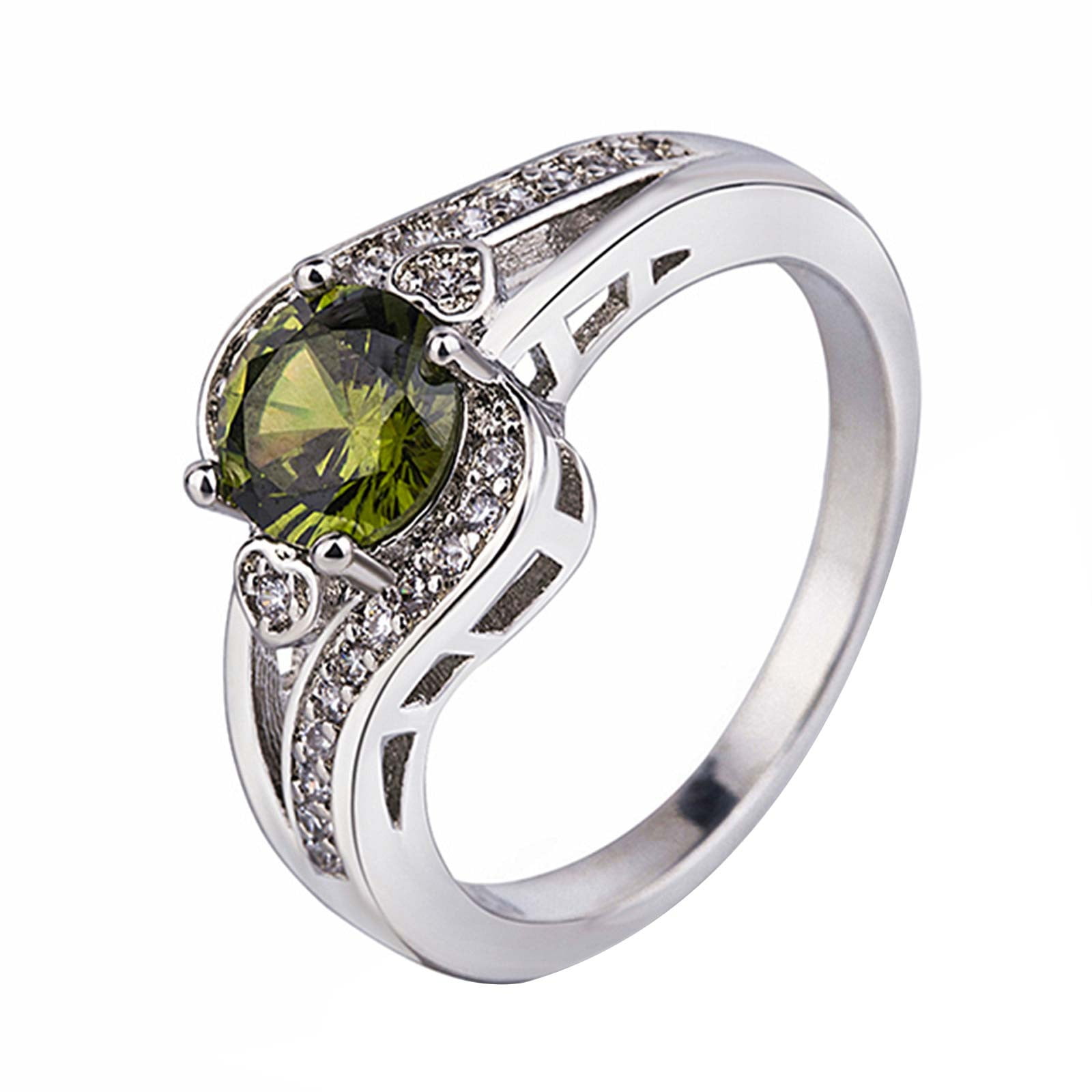 CILENON Gold Ring Set Ring Jewelry Gold Plated Color Love Ring Simple ...